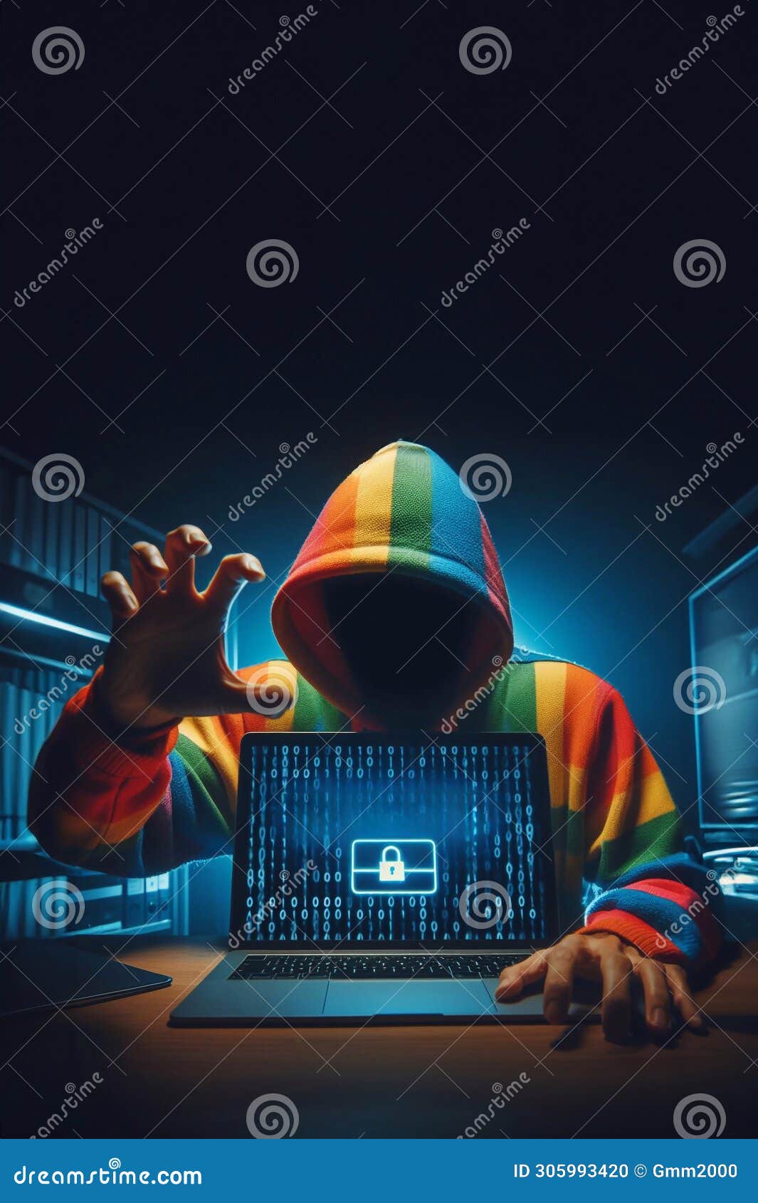 Generative AI Password Phishing- Stock Image | CartoonDealer.com #279980731