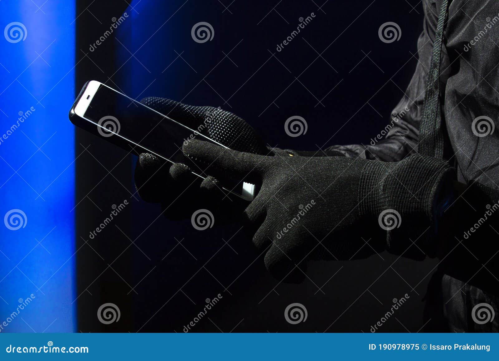 Hacker Robbery Terrorist With Vr Glass Hacking Computer Attack To ...