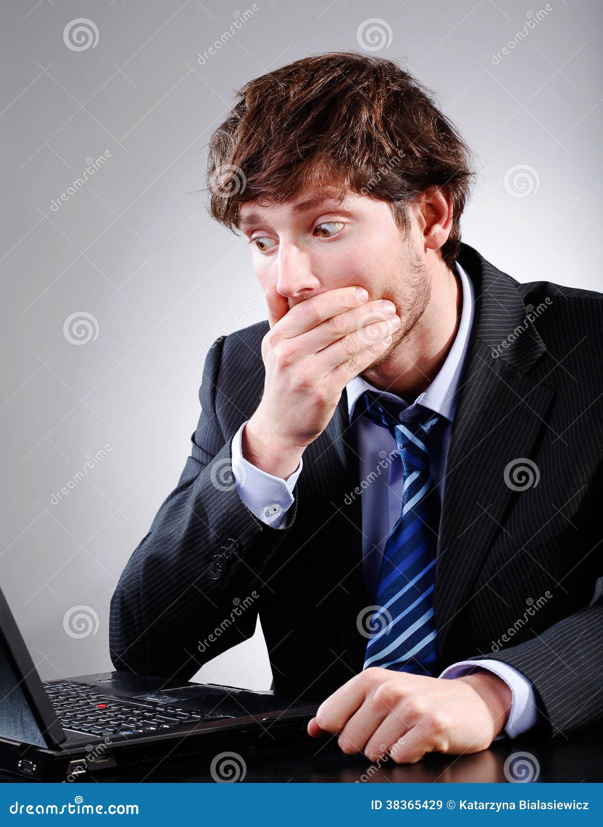 Hacker s victim stock image. Image of victim, male, shock - 38365429