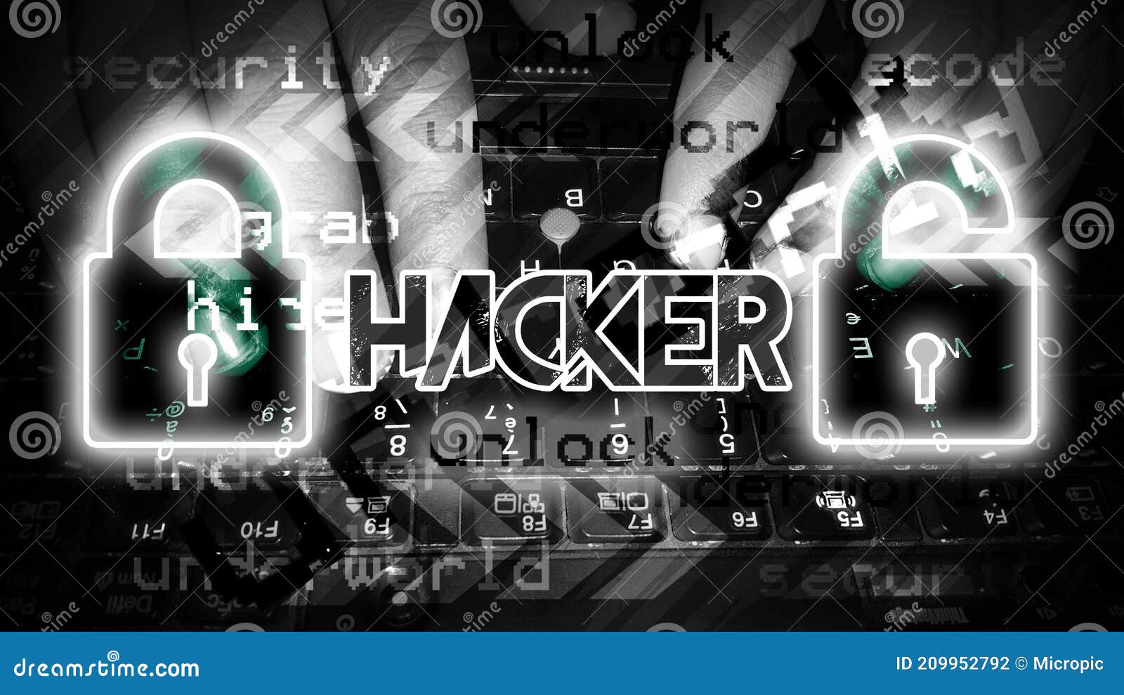 Hacker Security Internet Security Hack Decode Wallppaer Stock Photo ...