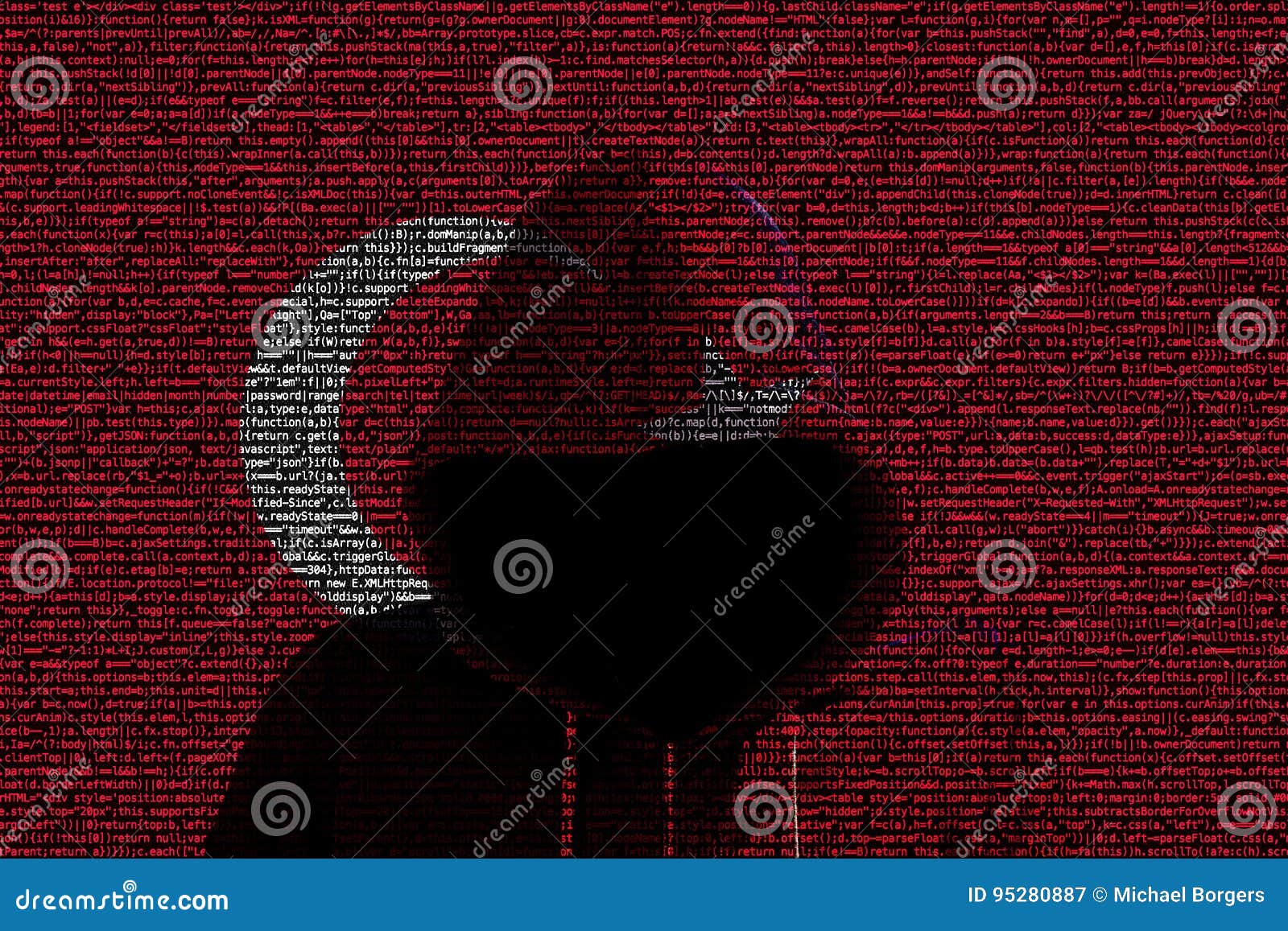 Hacker Shininhg through Turkish Computer Code Flag Stock Illustration ...