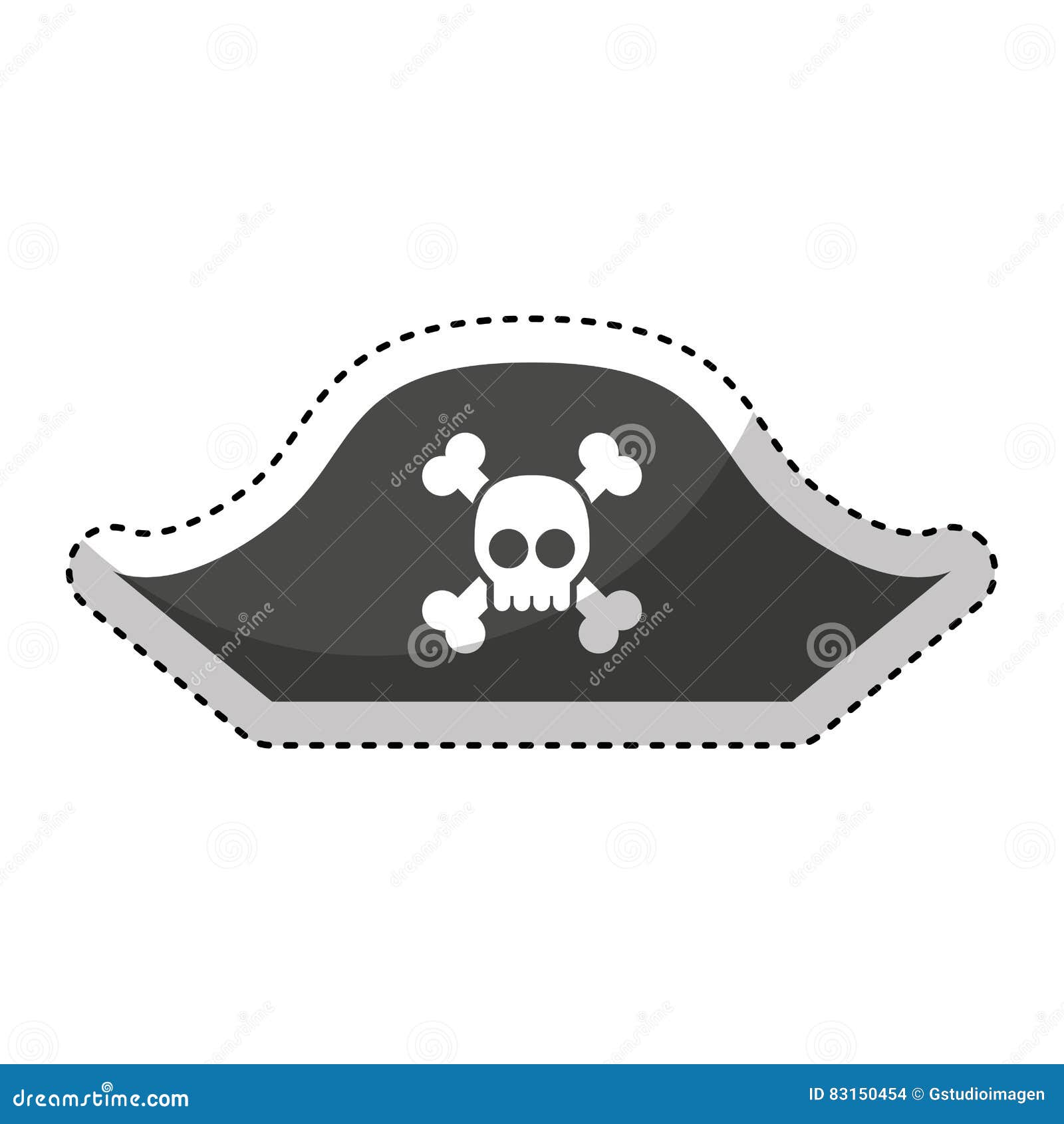 Hacker skull alert icon stock illustration. Illustration of hacker ...