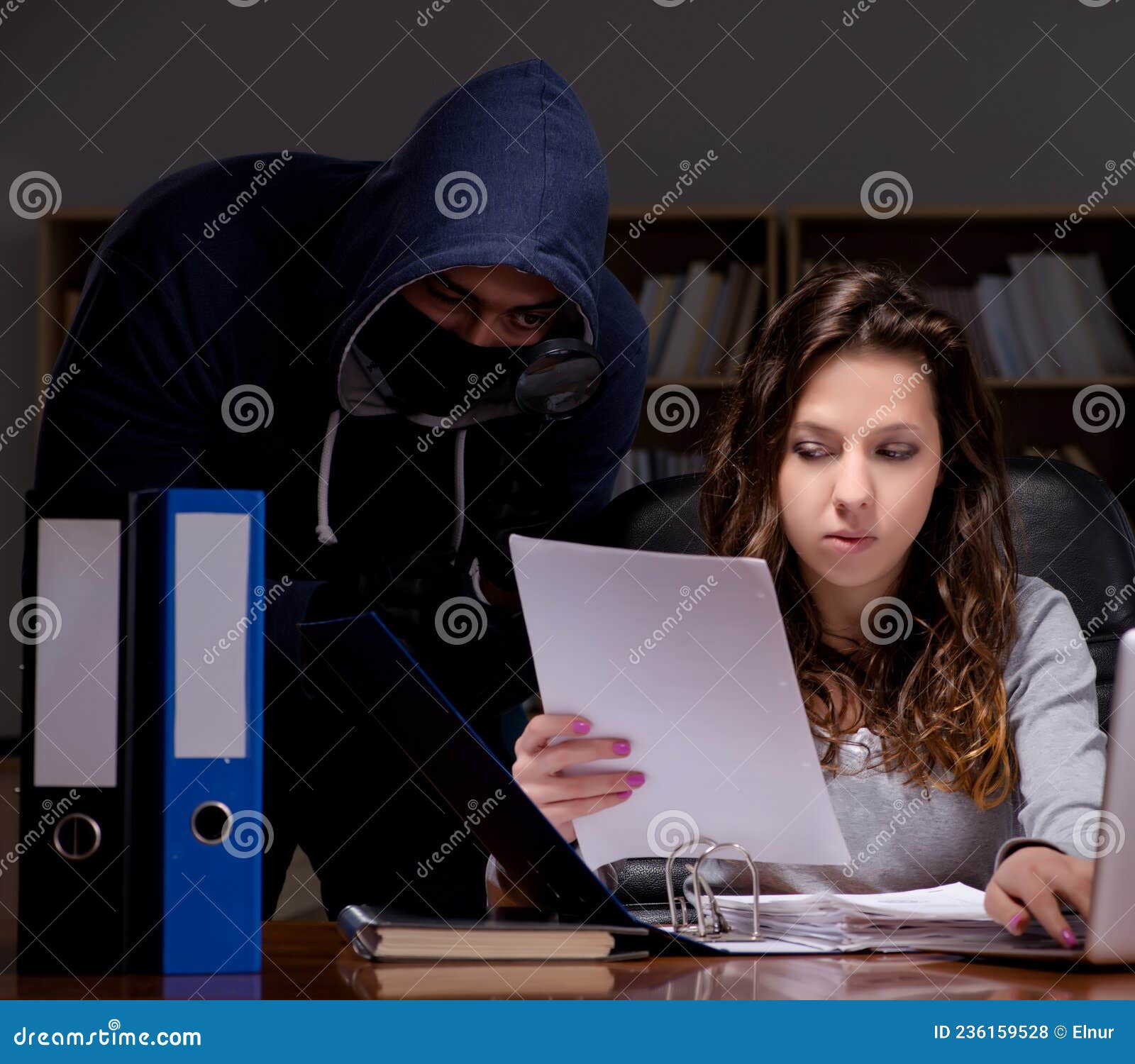 Hacker Stealing Personal Data from Home Computer Stock Photo - Image of ...