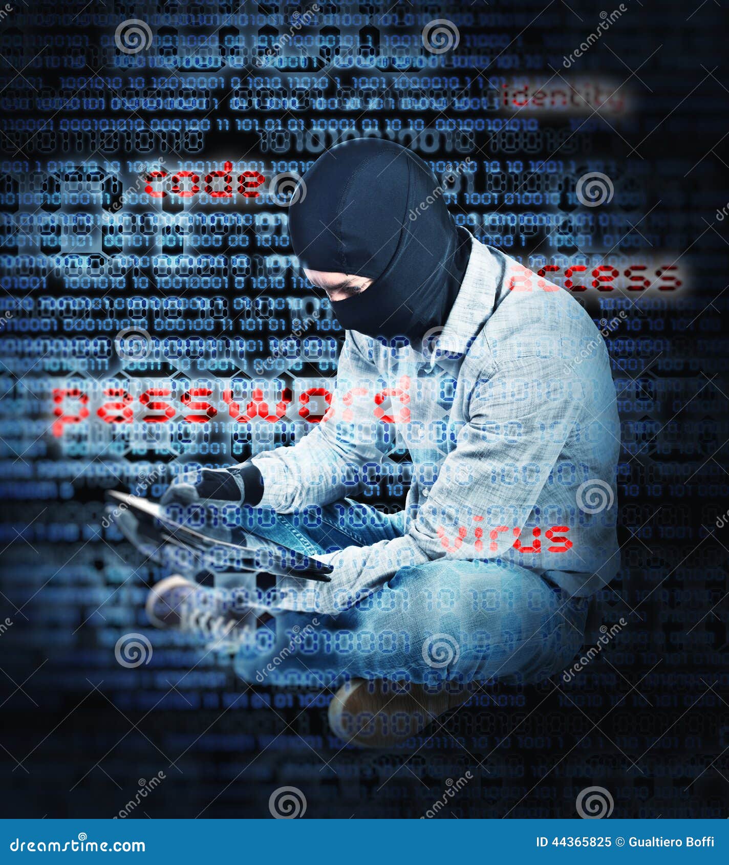 Hacker stock image. Image of cracker, hide, hack, crime - 44365825