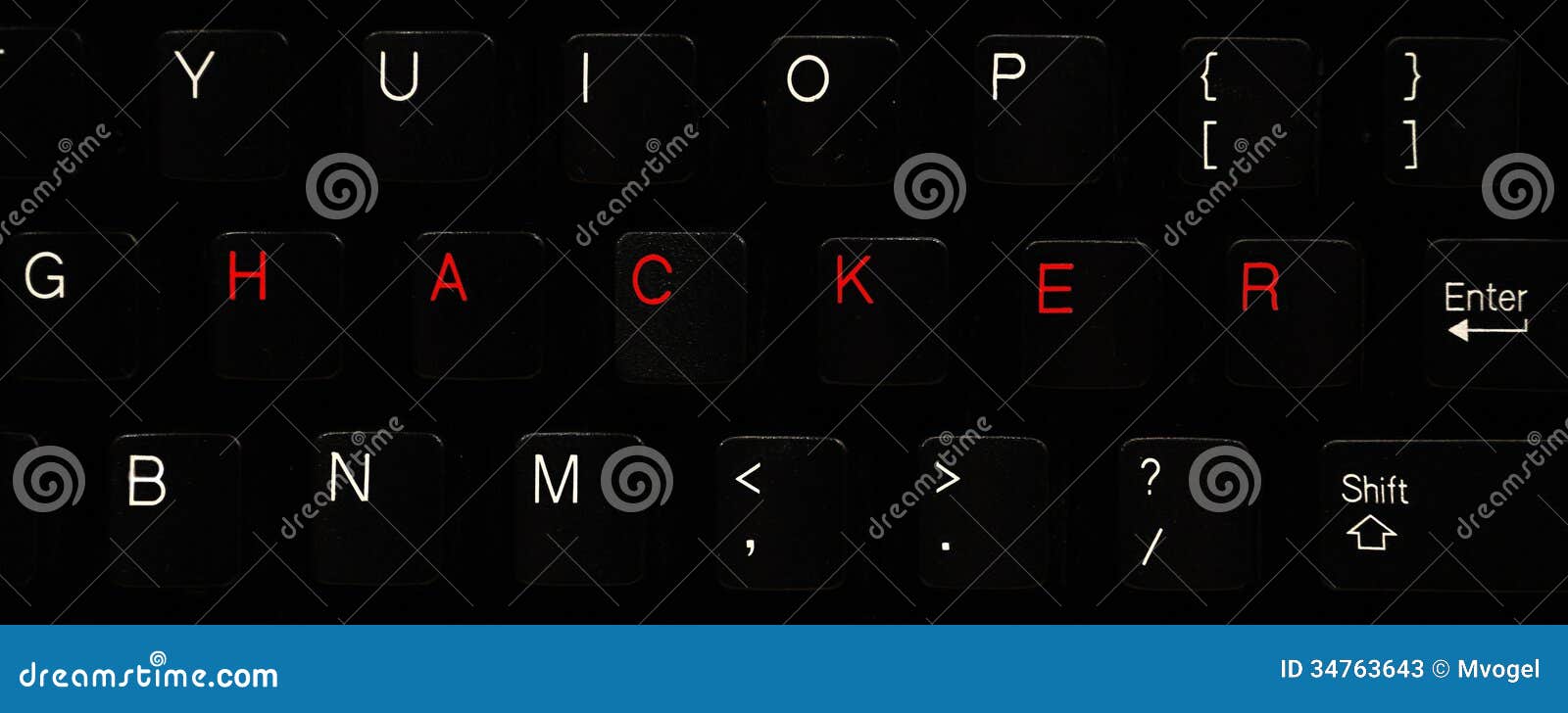 Hacker-Tastatur stockbild. Bild von tastatur, verbrechen - 34763643