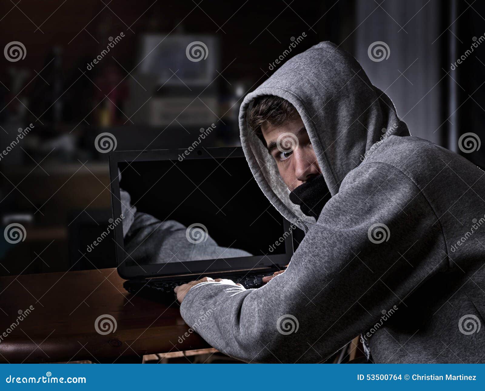 Hacker stock photo. Image of horizontal, head, concepts - 53500764