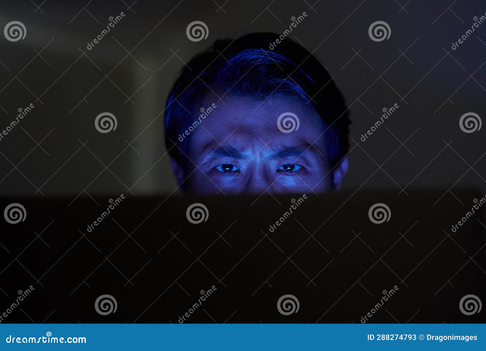 Hacker Trying To Break Into Computer System Stock Image Image Of 6676