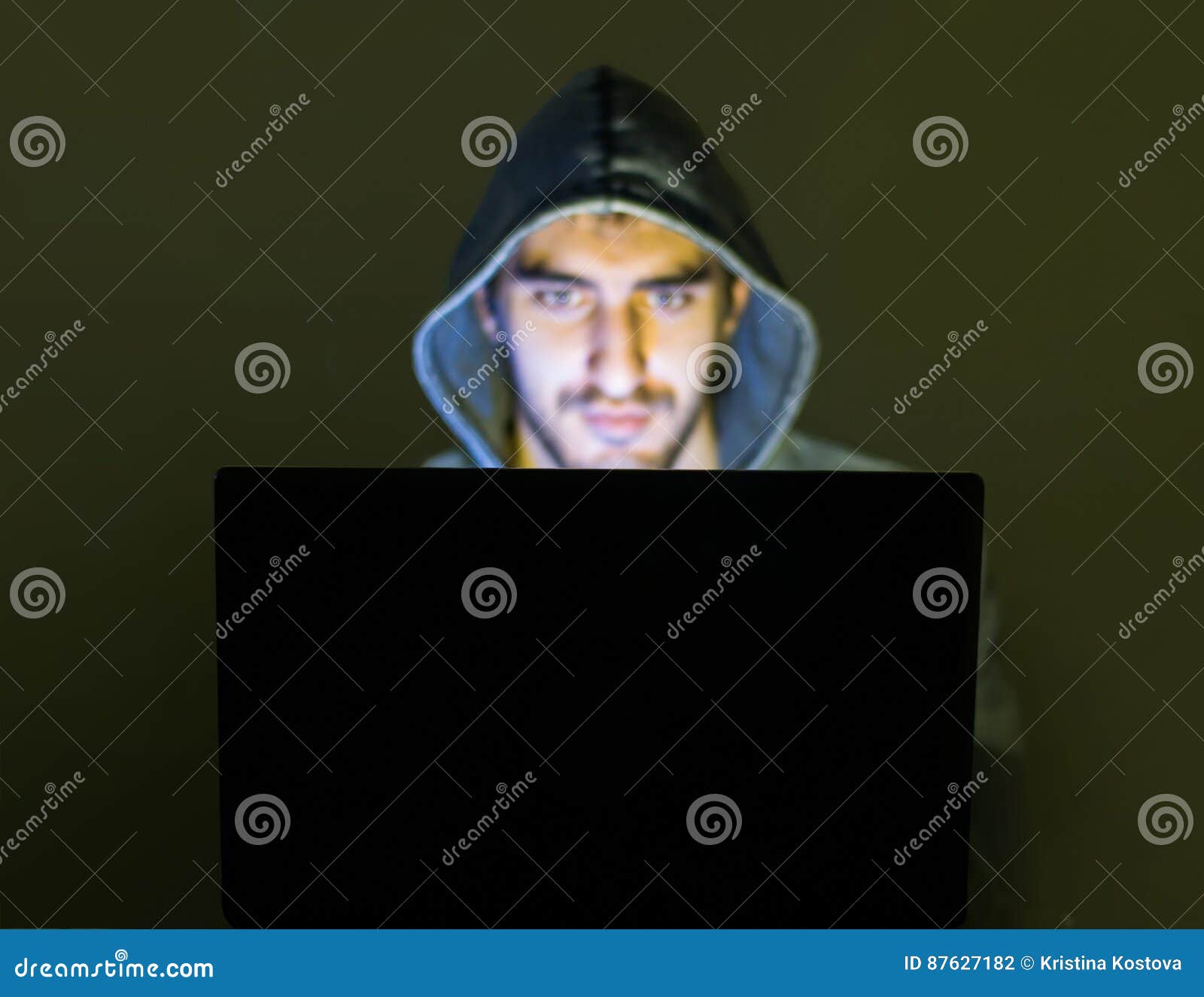 Hacker Trying To Scam People Online Stock Photo - Image of exploitation ...