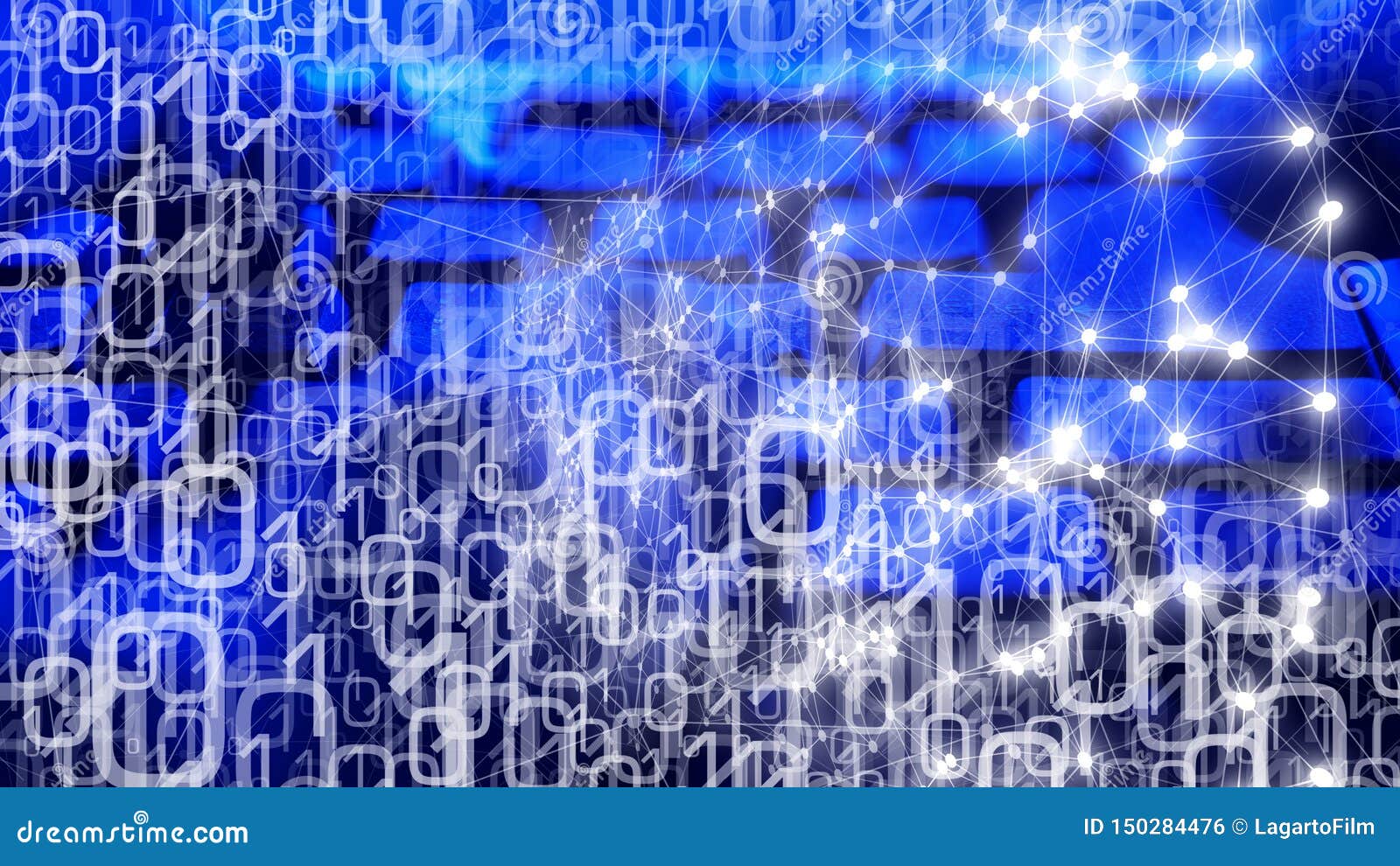 Hacker Typing on Computer Keyboard, Coding Background Stock Photo ...