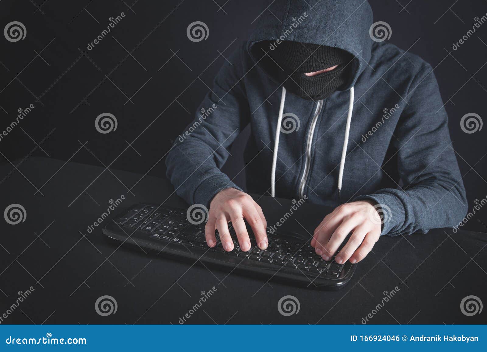 Keyboard Hacking And Man Hands In Gaming Virus Software Danger And Programming In Digital Tech