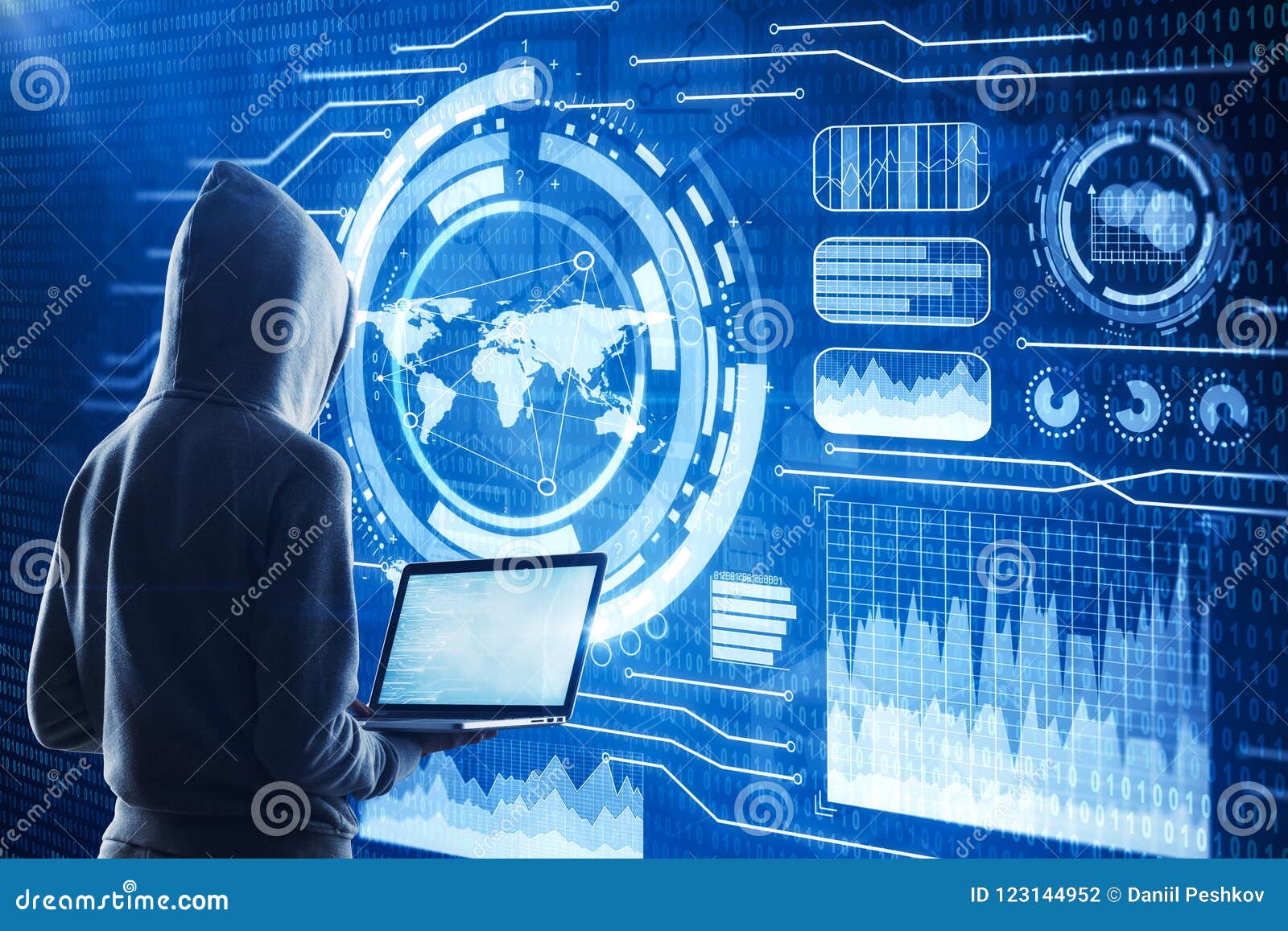 Hacking and data concept stock photo. Image of information - 123144952