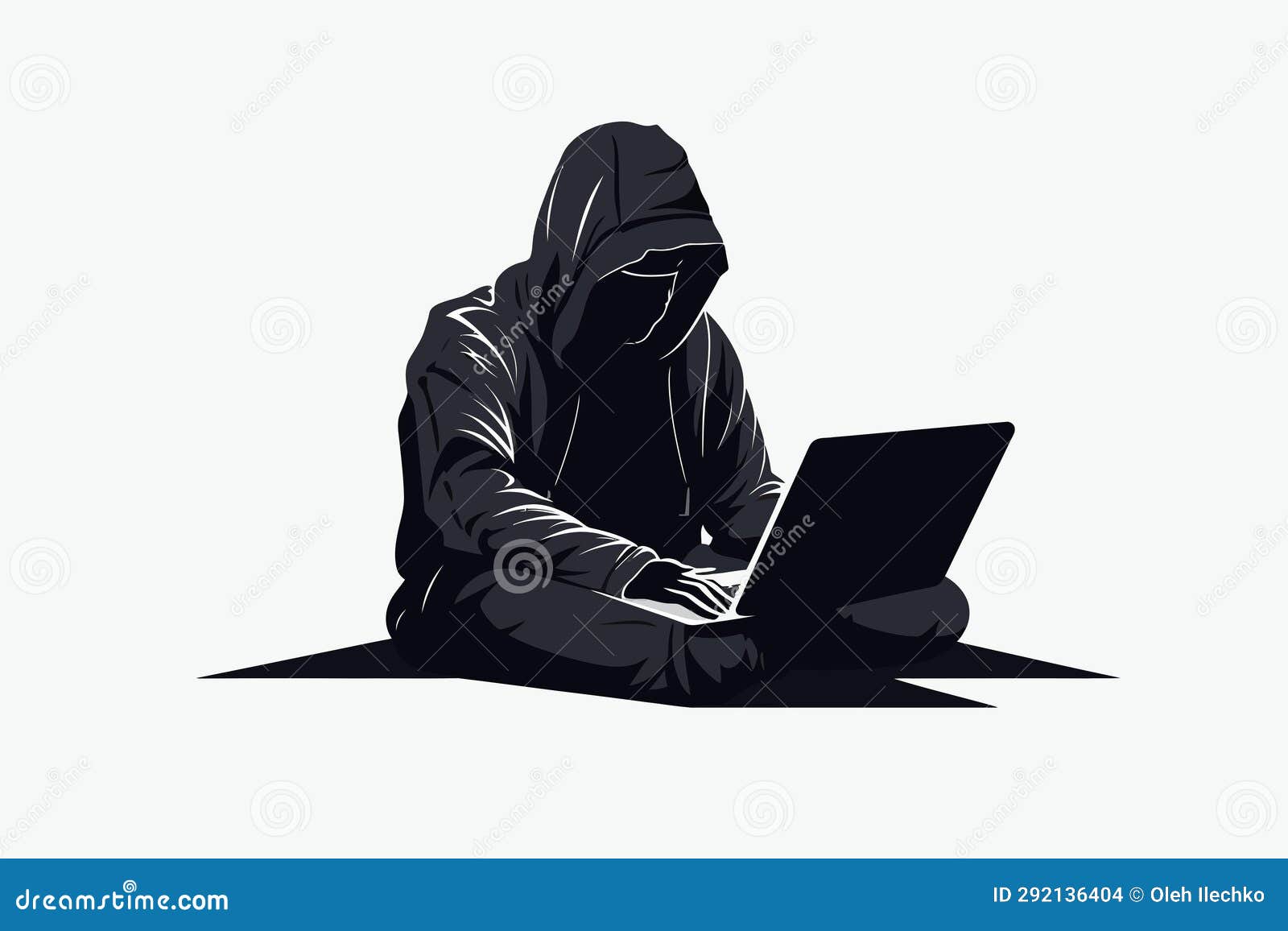 Hacker Vector Flat Minimalistic Asset Isolated Vector Style ...