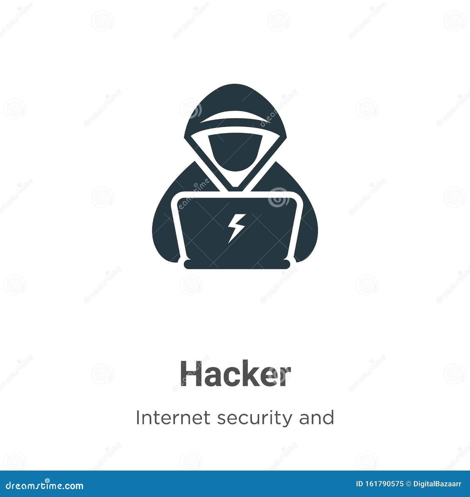 Hacker Icon Flat