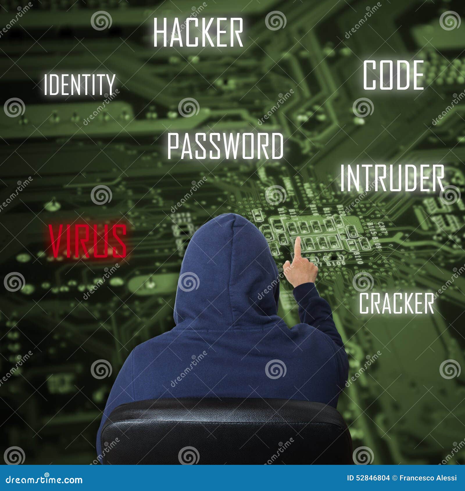 Hacker stock photo. Image of data, cyberspace, futuristic - 52846804