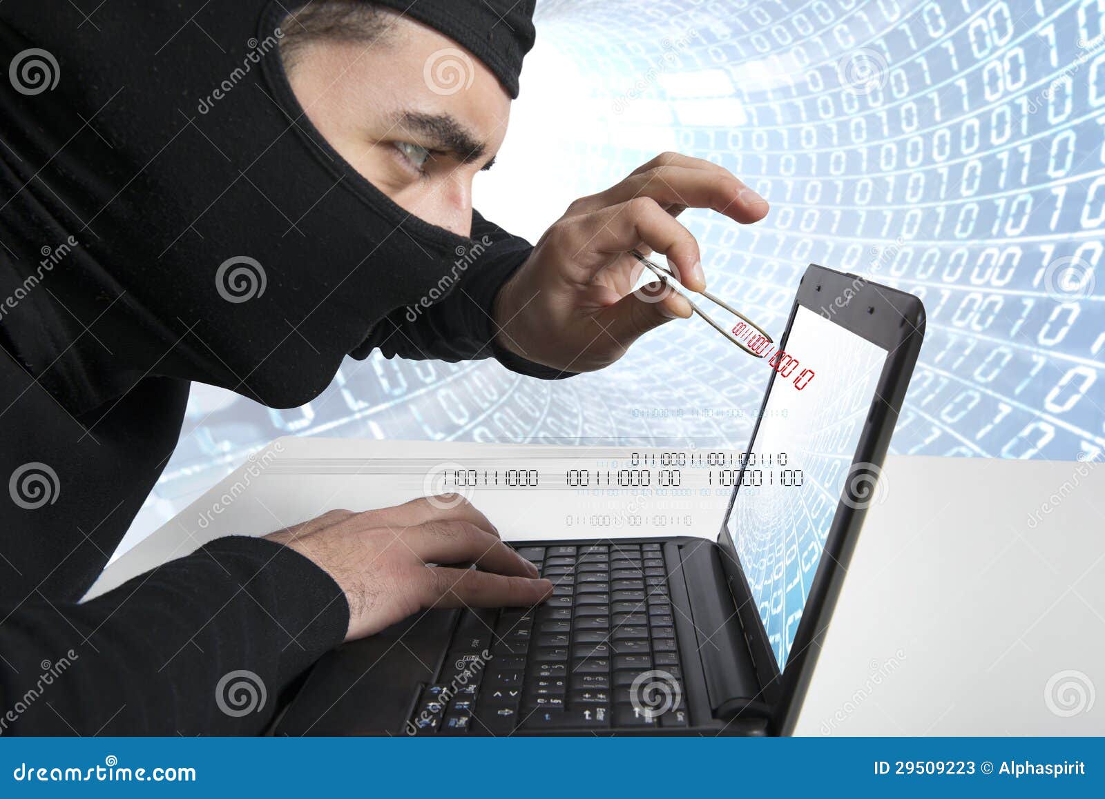 Hacker and virus concept stock image. Image of mask, hack - 29509223