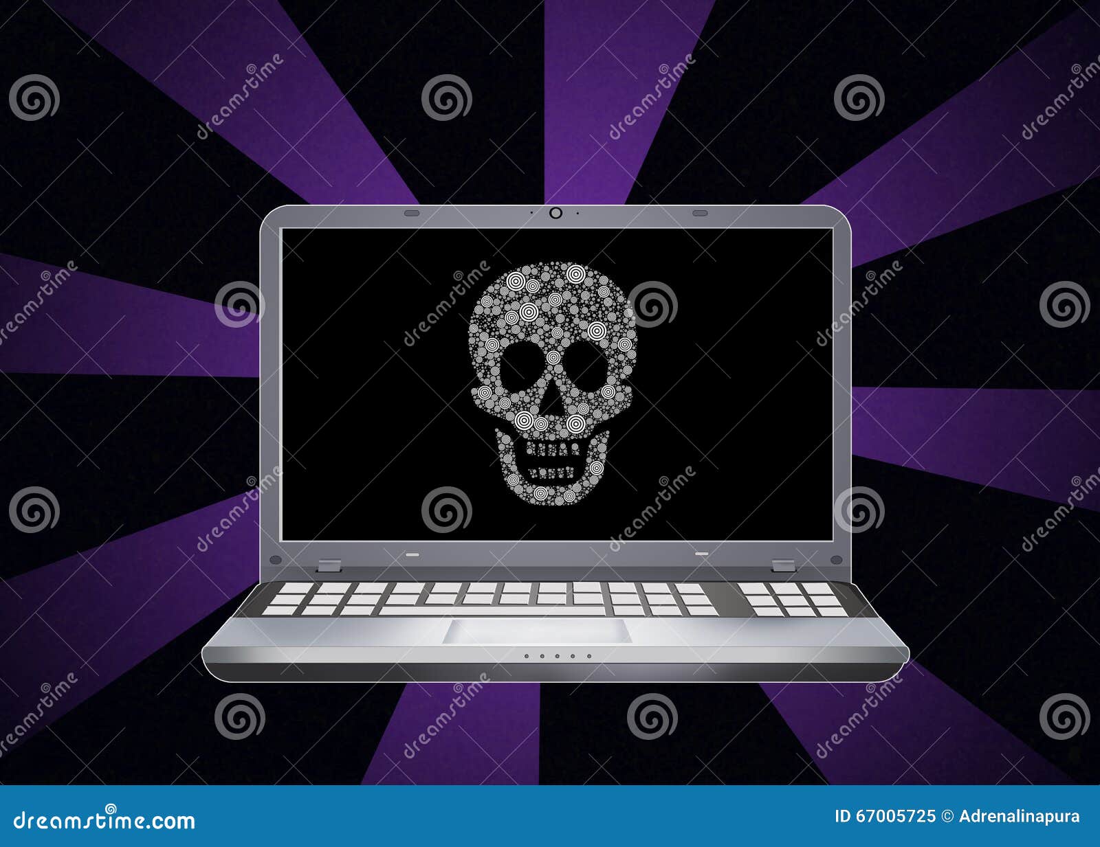 Hacker virus loading stock illustration. Illustration of update - 67005725