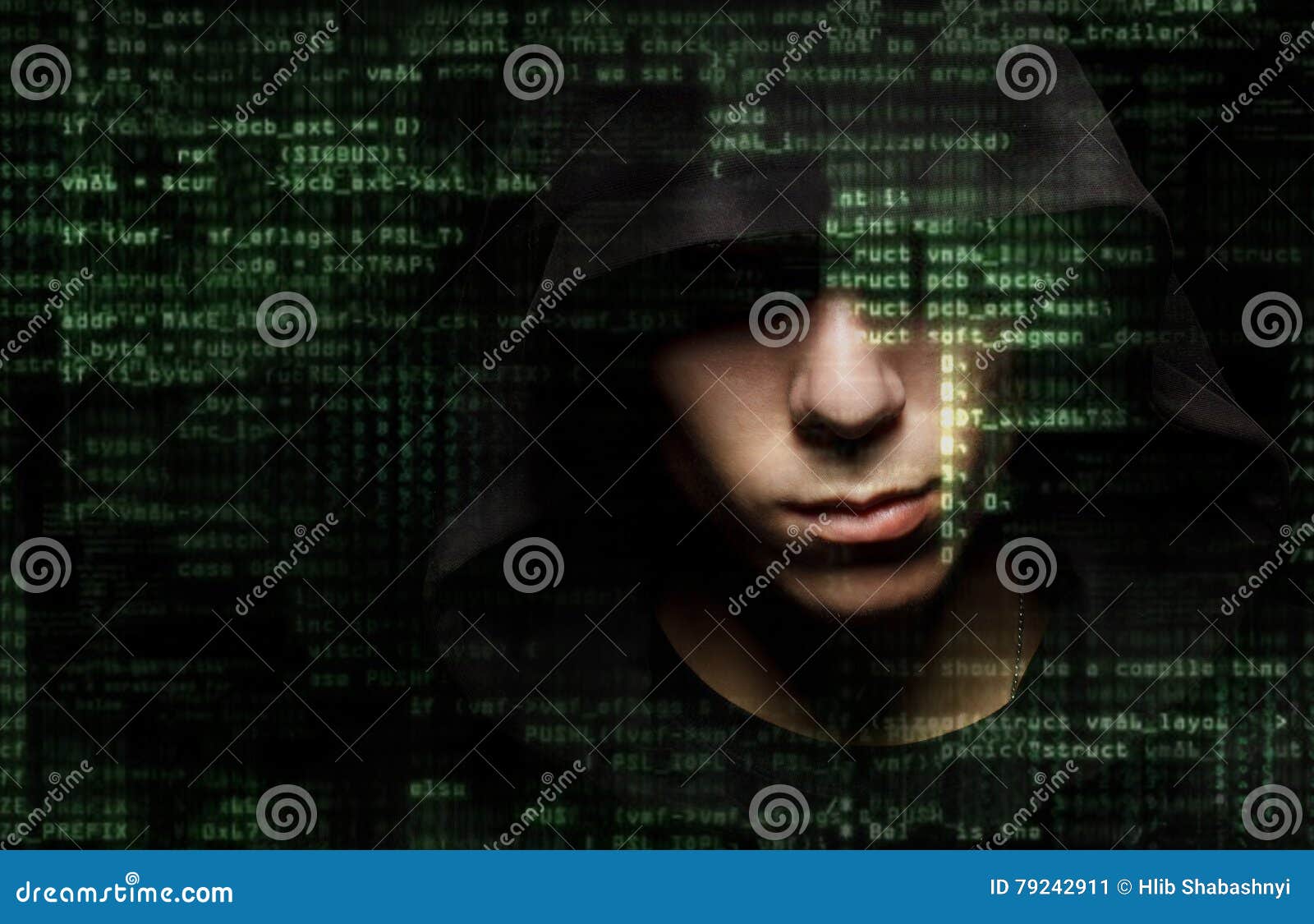 Hacker at work stock image. Image of information, phishing - 79242911