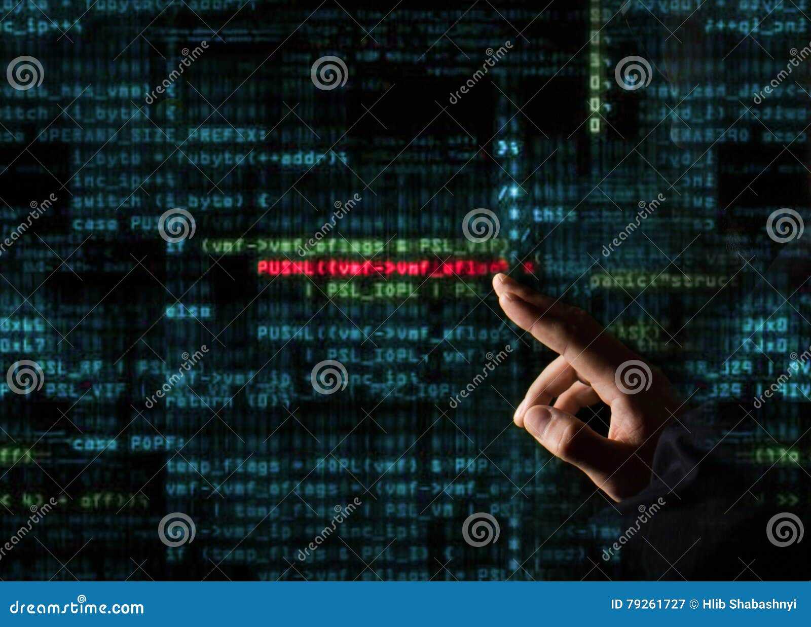 Hacker at work stock image. Image of criminal, attack - 79261727