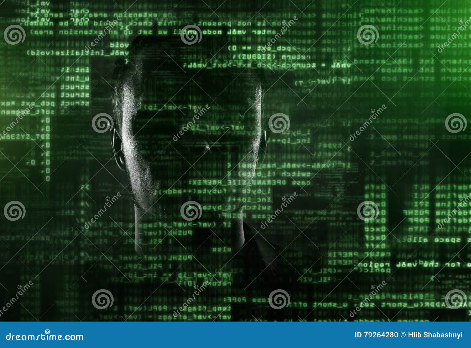 Hacker at work stock photo. Image of hacking, graphic - 79264280
