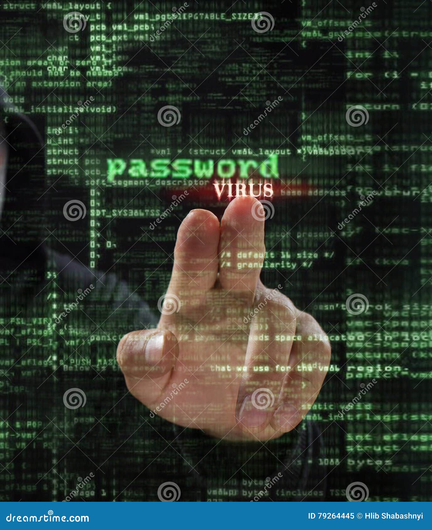 Hacker at work stock image. Image of command, hacking - 79264445