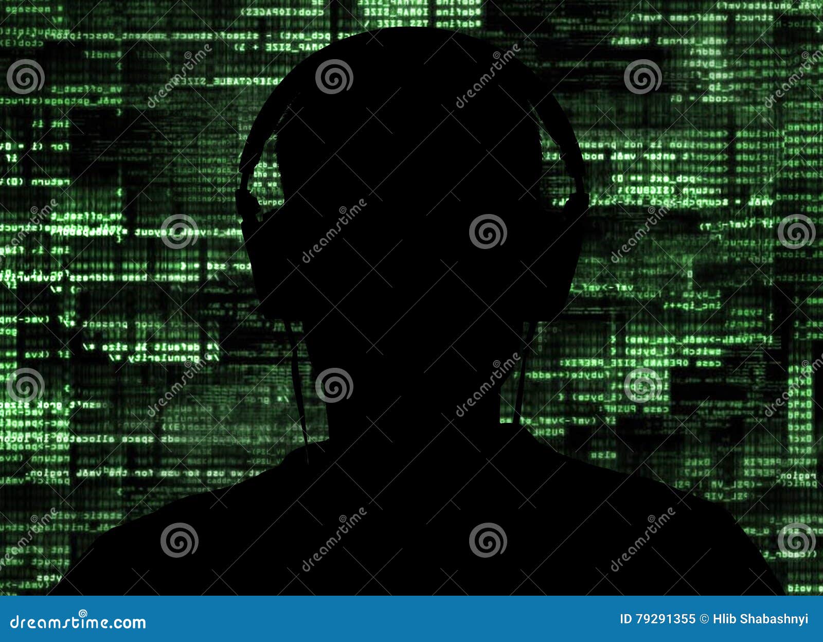 Hacker at work stock image. Image of online, information - 79291355