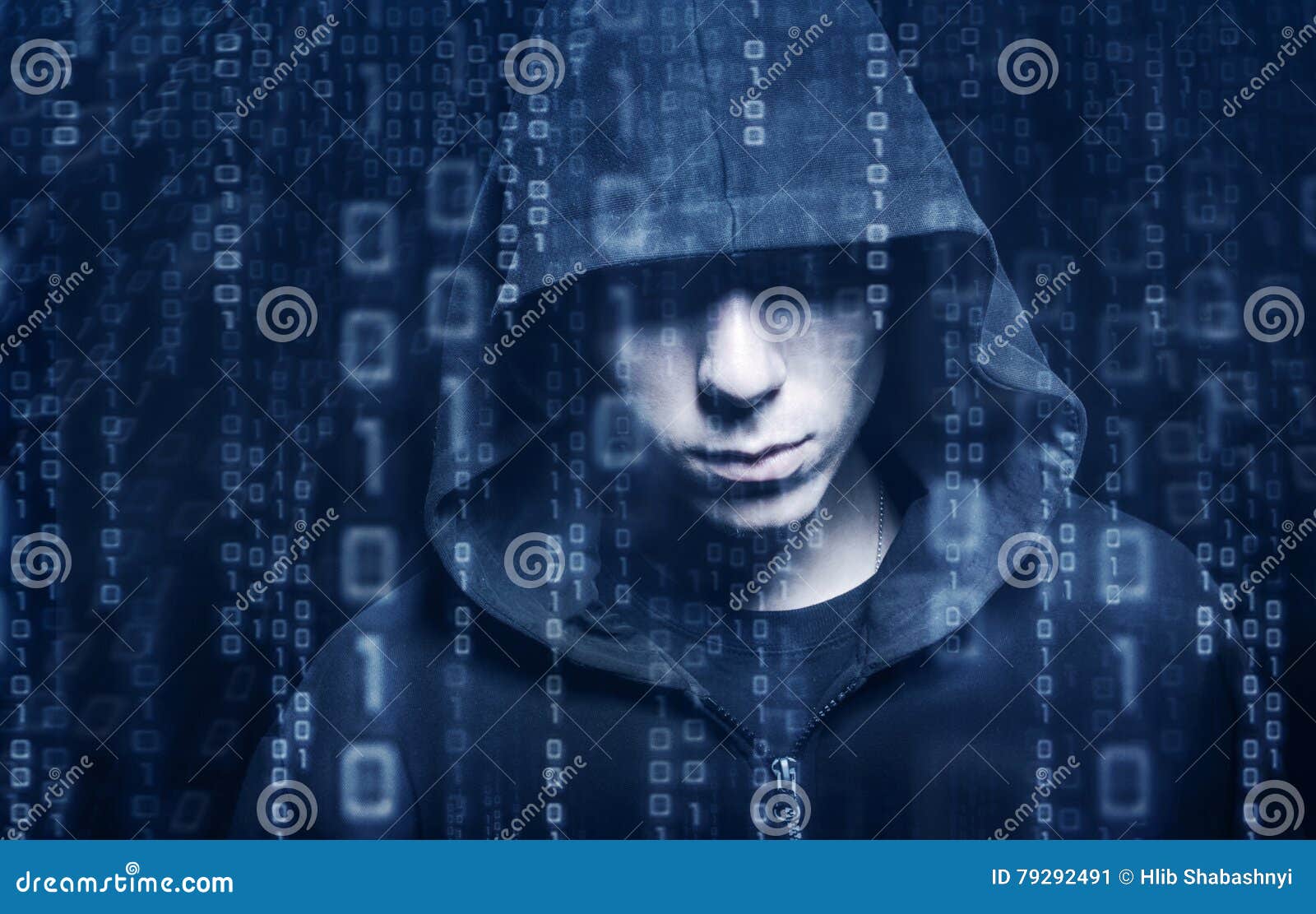 Hacker at work stock image. Image of digital, concept - 79292491
