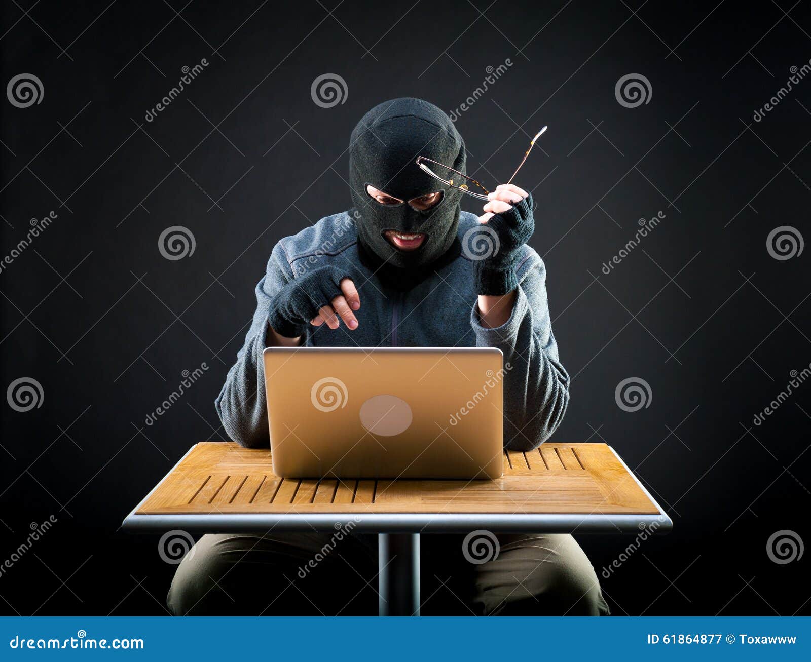 Hacker at work stock image. Image of information, hacking - 61864877