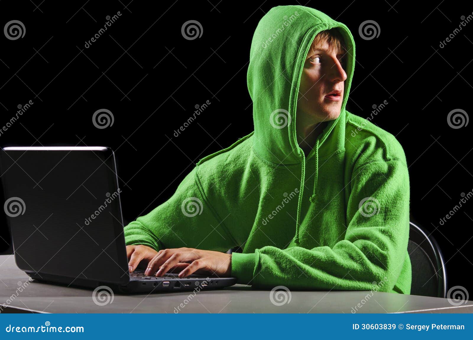 Hacker. stock image. Image of catch, black, network, crime - 30603839