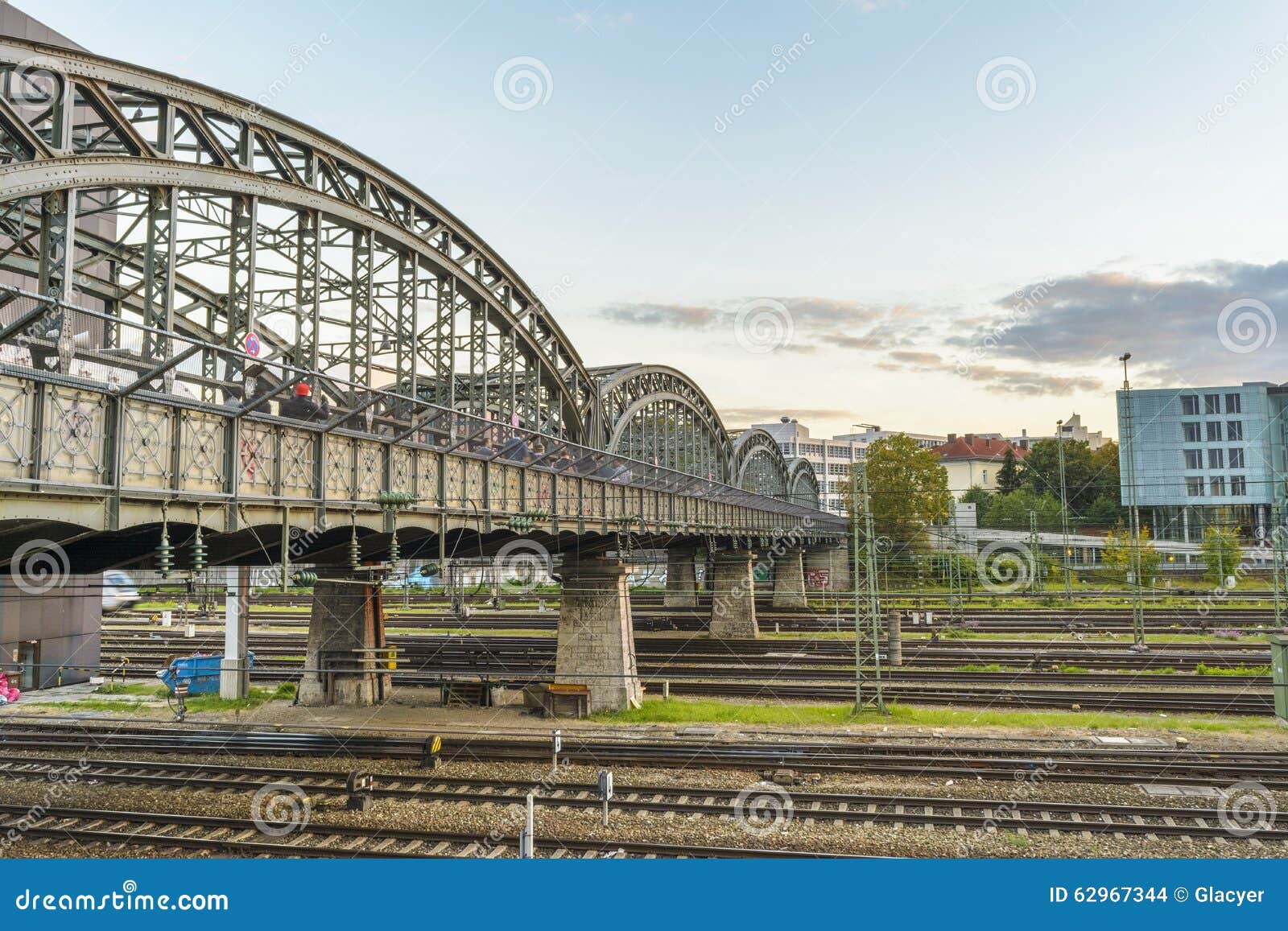 Hackerbrucke Bridge, Munich, Germany Editorial Stock Image - Image of ...