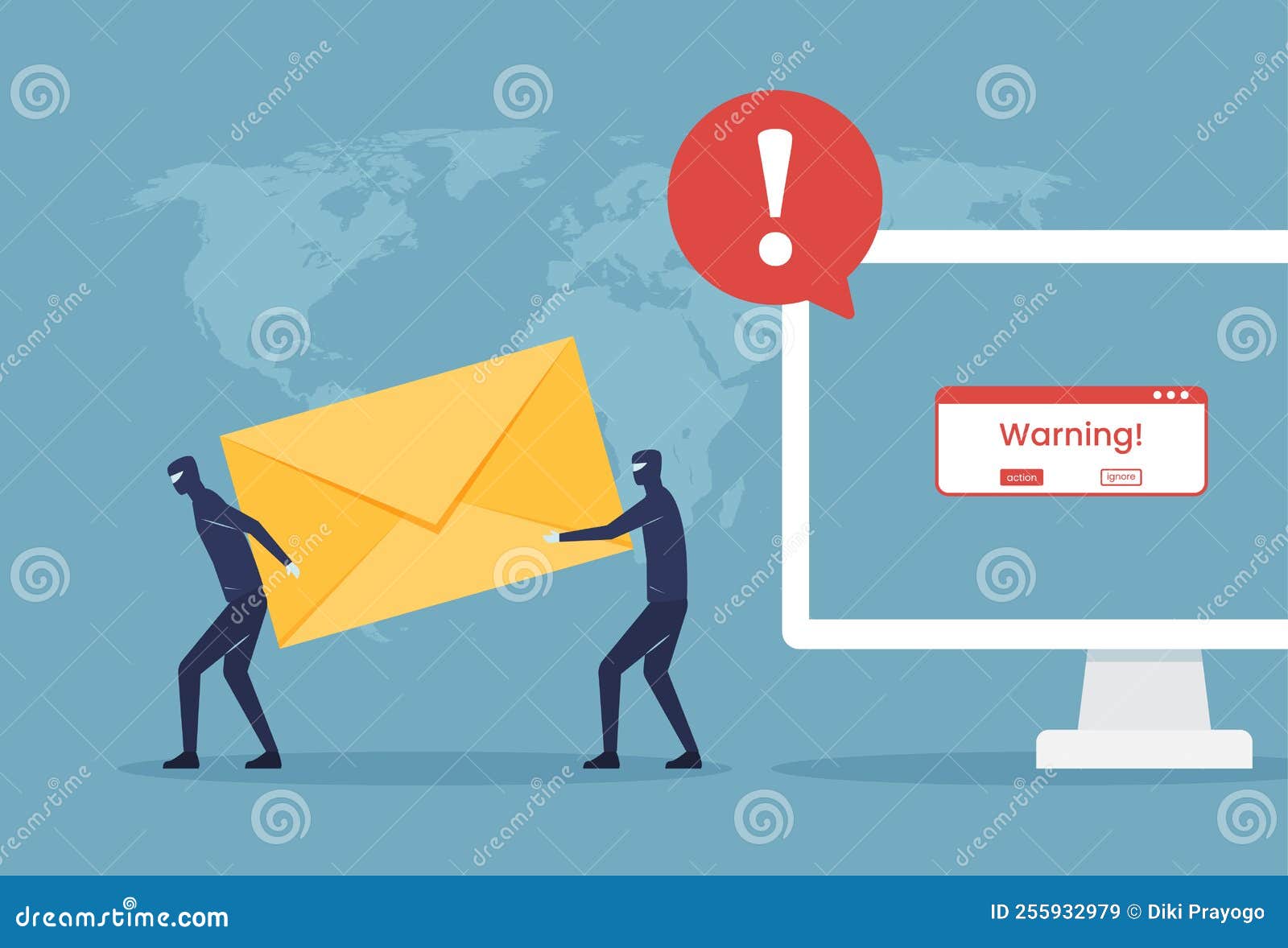 Concept For Phishing Email Dissection With Highlighted Scam Signs In ...