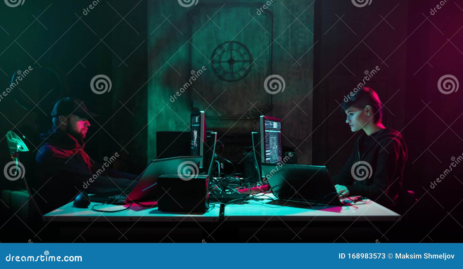 Hackers Breaking Server Using Multiple Computers and Infected Virus ...