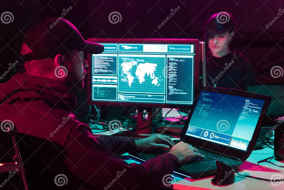 Hackers Breaking Server Using Multiple Computers and Infected Virus ...