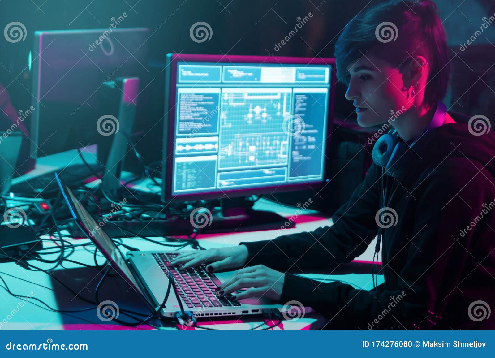 Hackers Breaking Server Using Multiple Computers and Infected Virus ...