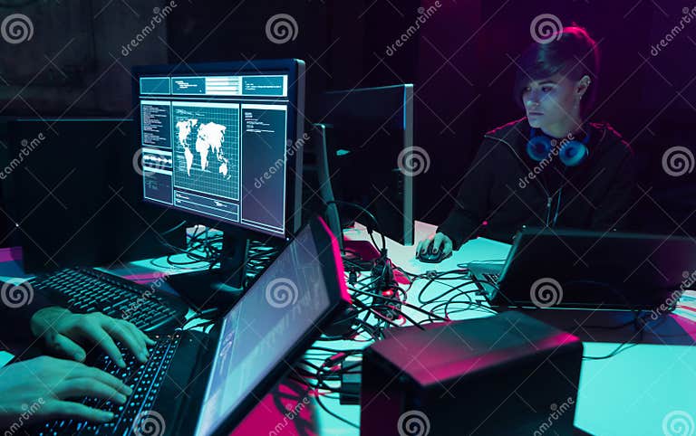 Hackers Breaking Server Using Multiple Computers and Infected Virus ...