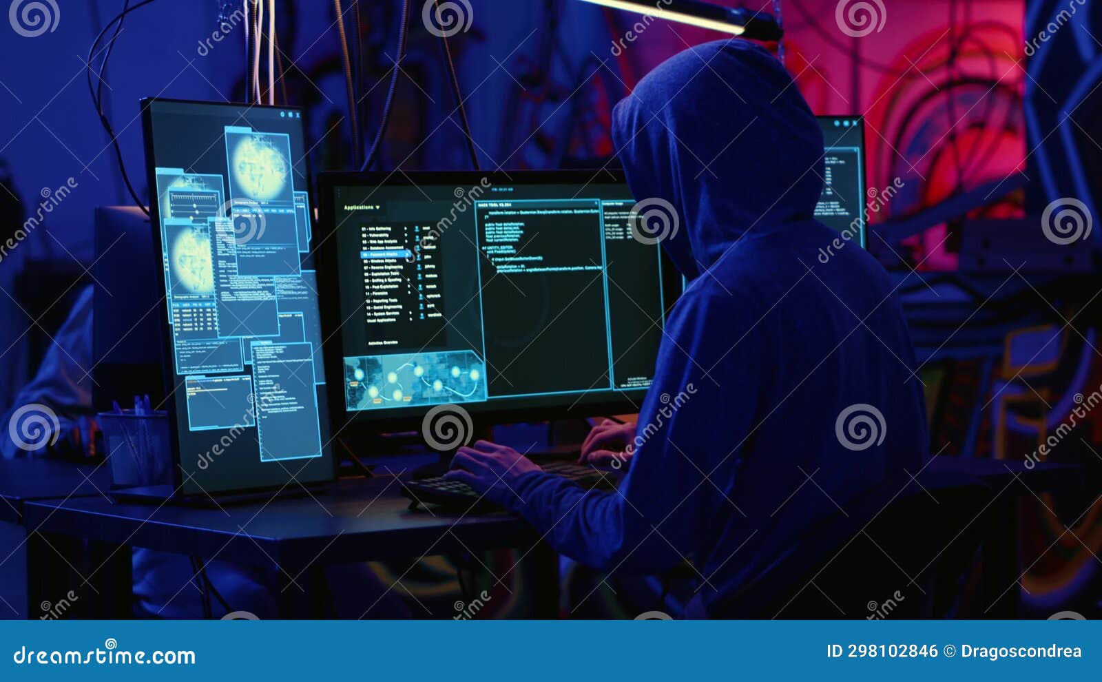 Hackers Breaching System Defenses Stock Footage - Video of brainstorm ...