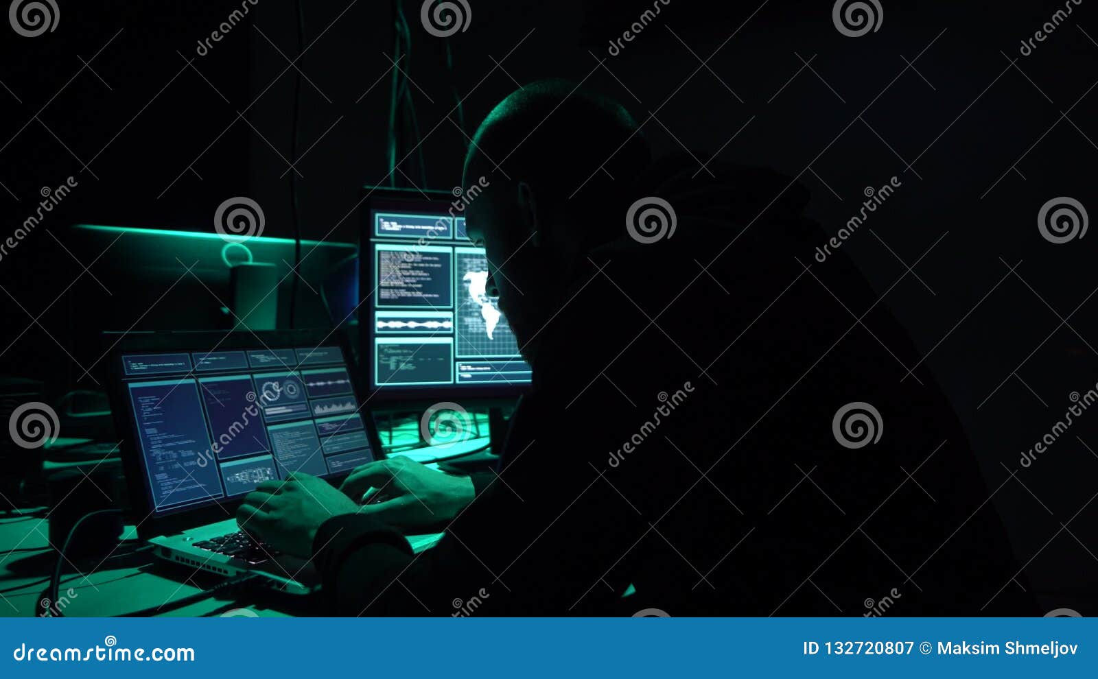 Hackers Making Cryptocurrency Fraud Using Virus Software and Computer ...