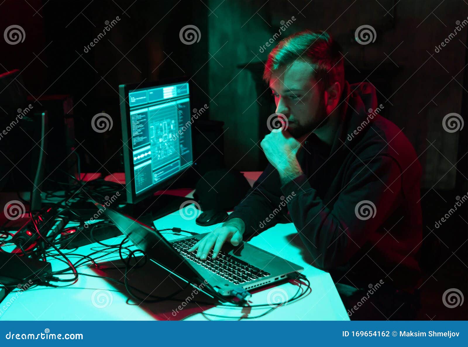 Hackers Making Cryptocurrency Fraud Using Virus Software and Computer ...