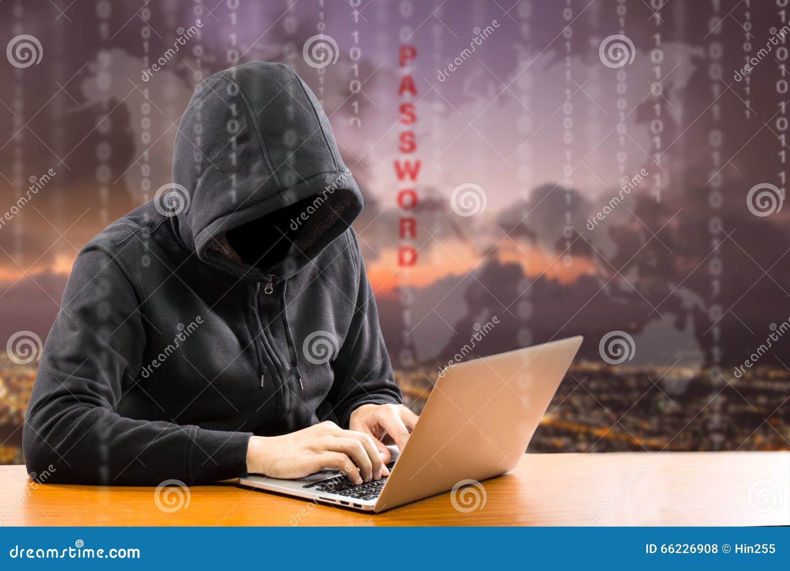 Hackers Programmer Using Computer Laptop Stock Photo - Image of ...