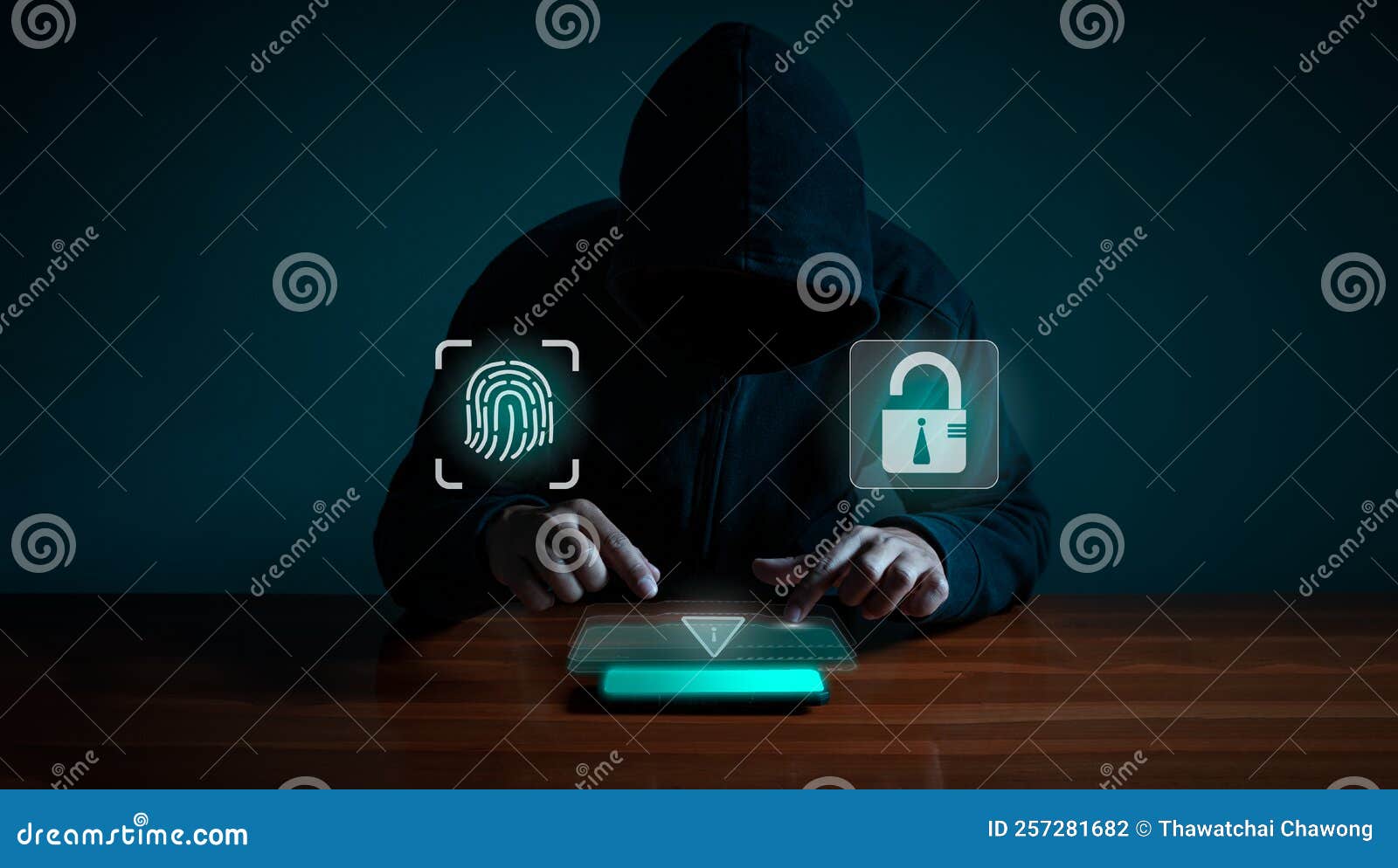 Hackers Spy on Cell Phones. Concept of Information Security System in ...