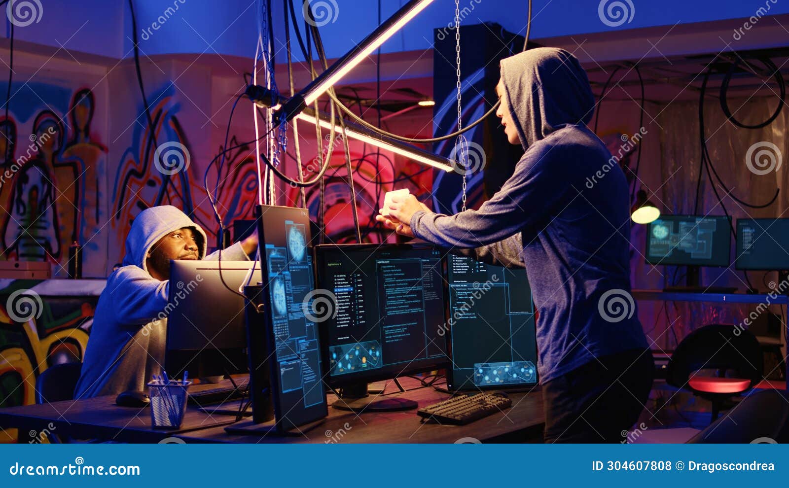 Hackers Upload DDoS Attack Script on SSD Stock Photo - Image of hacking ...