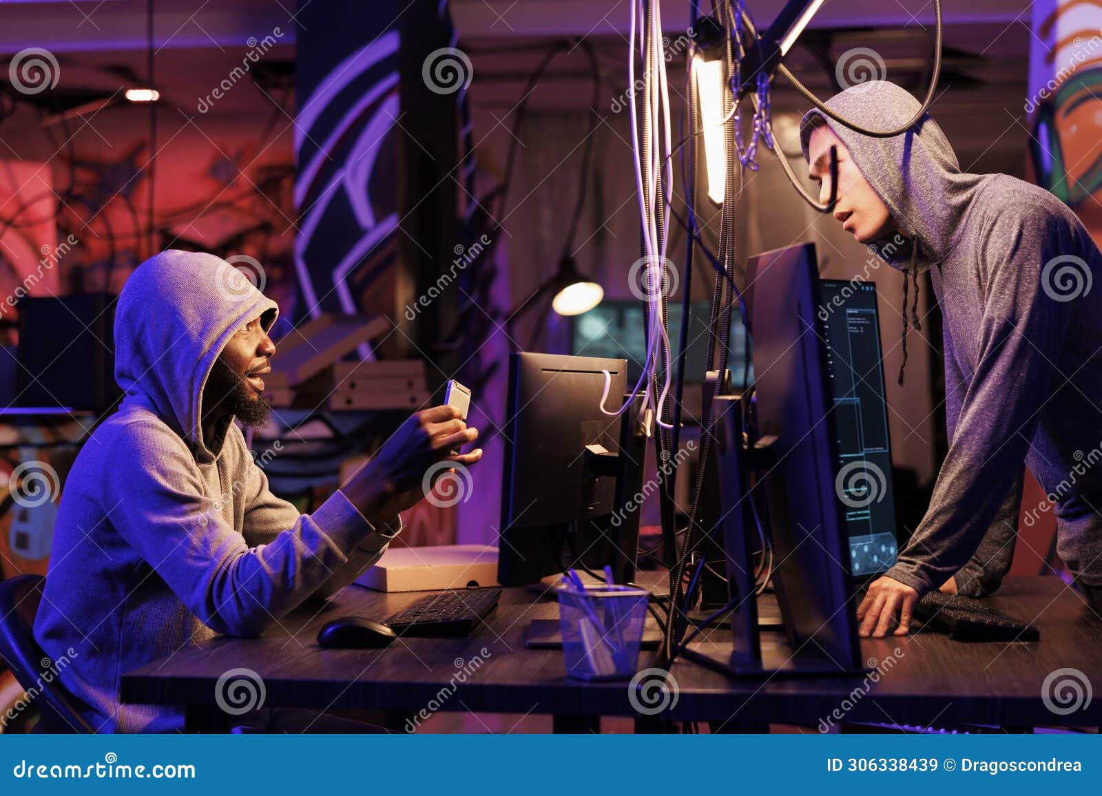 Hackers Using Ssd with Ransomware Stock Image - Image of graffiti ...