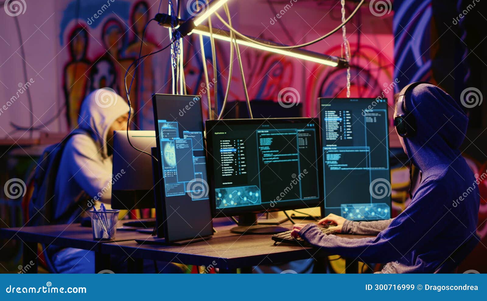 Hackers Writing Location Spoofing Code Stock Video - Video of rogue ...