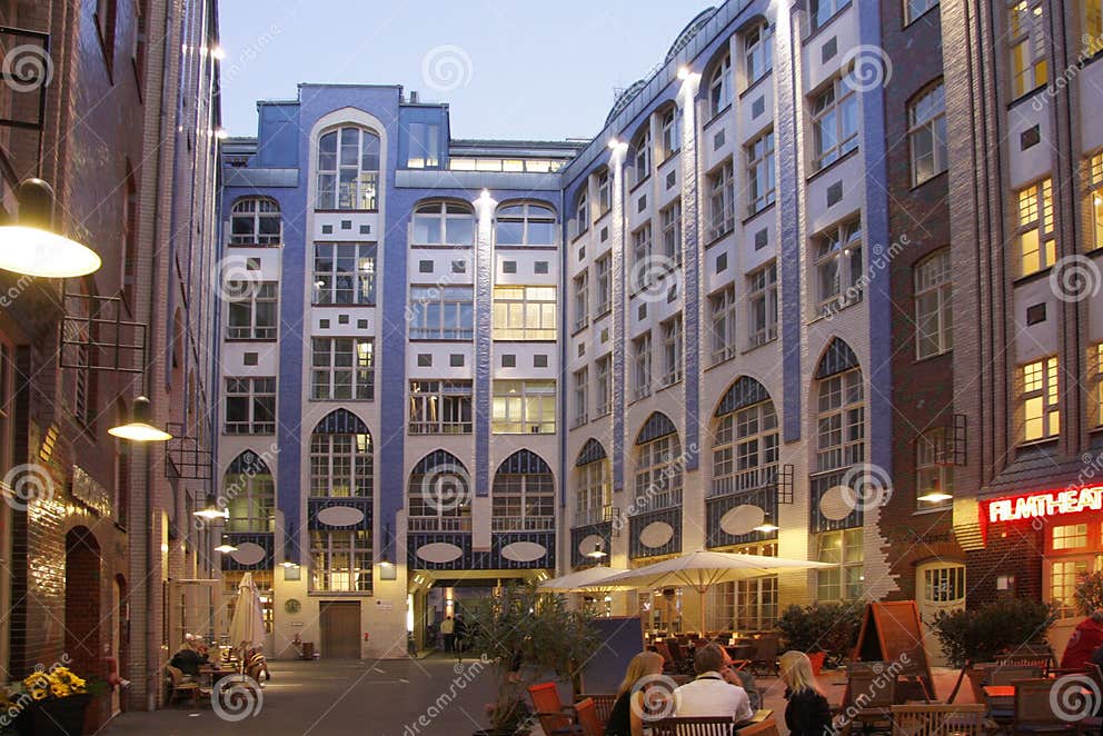 Hackesche Hoefe editorial stock image. Image of markt - 10252624