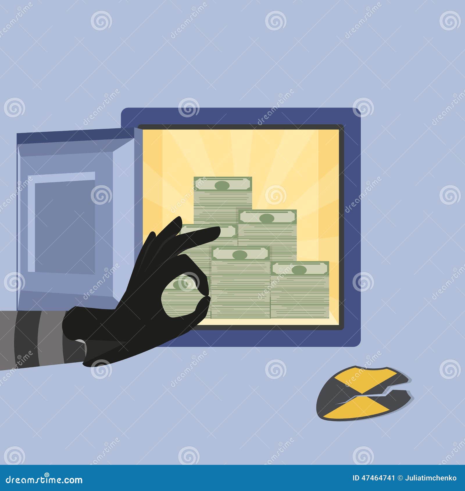 Hacking Bank Card Protection. Financial Fraud On The Internet. Credit ...