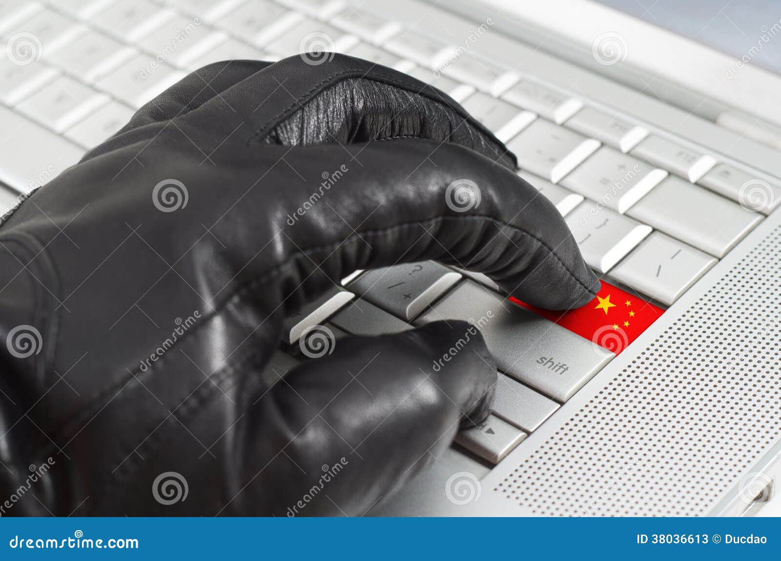 Hacking China concept stock image. Image of glove, hacker - 38036613