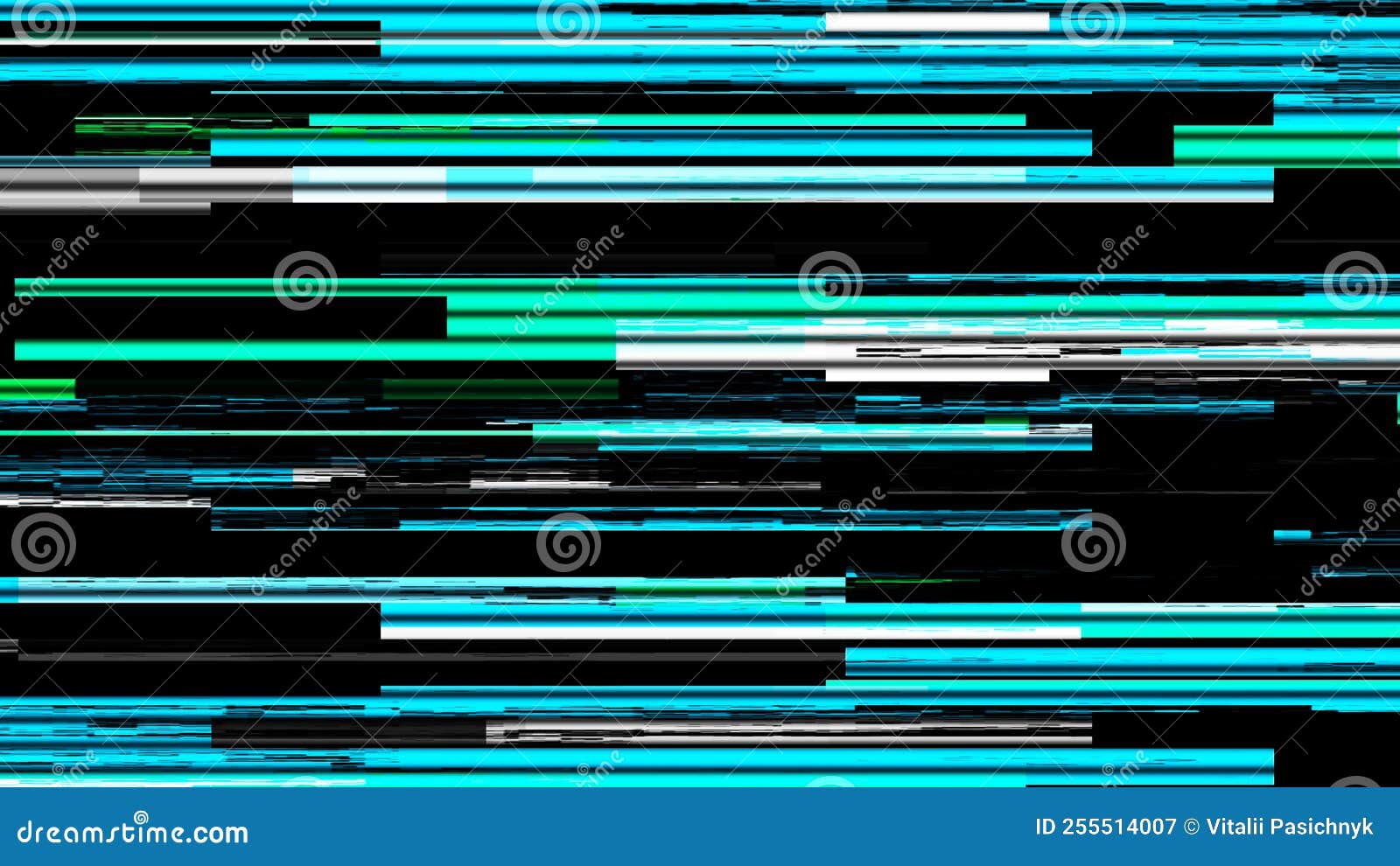 Hacking a Computer Network. Glitch Effect Background. Distortion of the ...