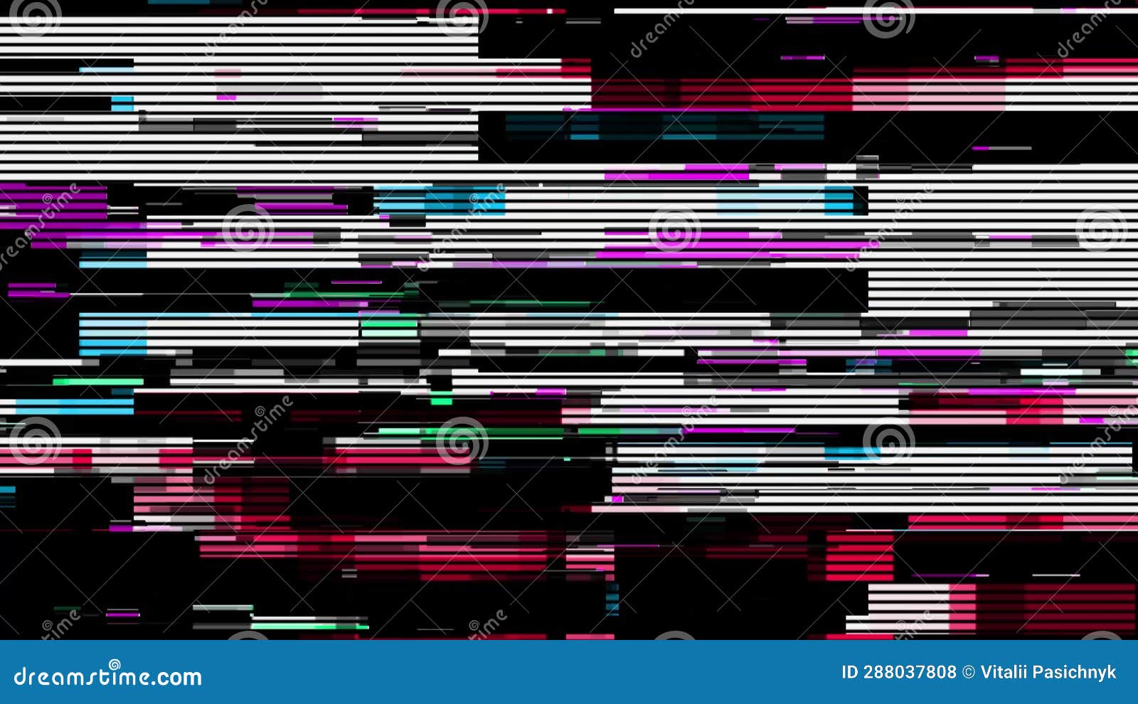 Hacking a Computer Network. Glitch Effect Background. Distortion of the ...