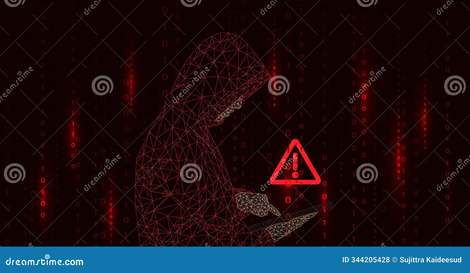 Computer Criminal Spy Concept, Cartoon Style | CartoonDealer.com #85410629