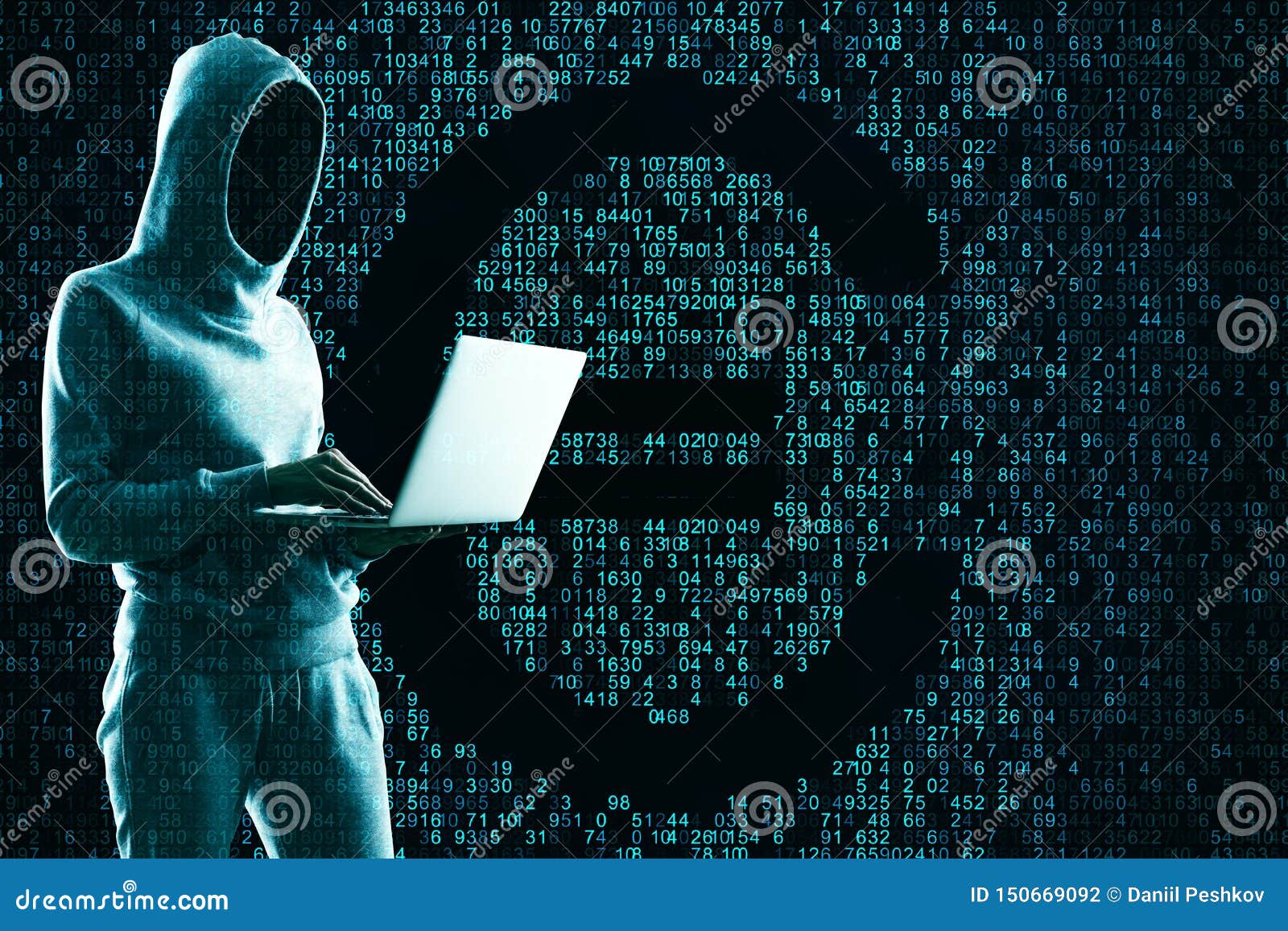 Hacking and Cryptocurrency Concept Stock Photo - Image of digital, euro ...
