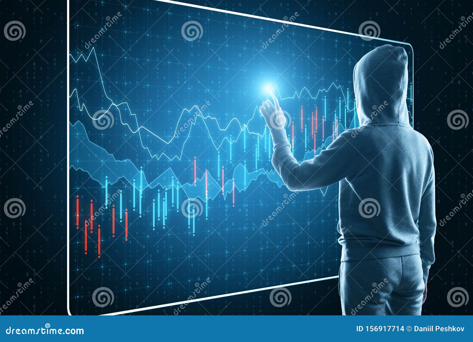 Hacking and Finance Concept Stock Photo - Image of face, financial ...